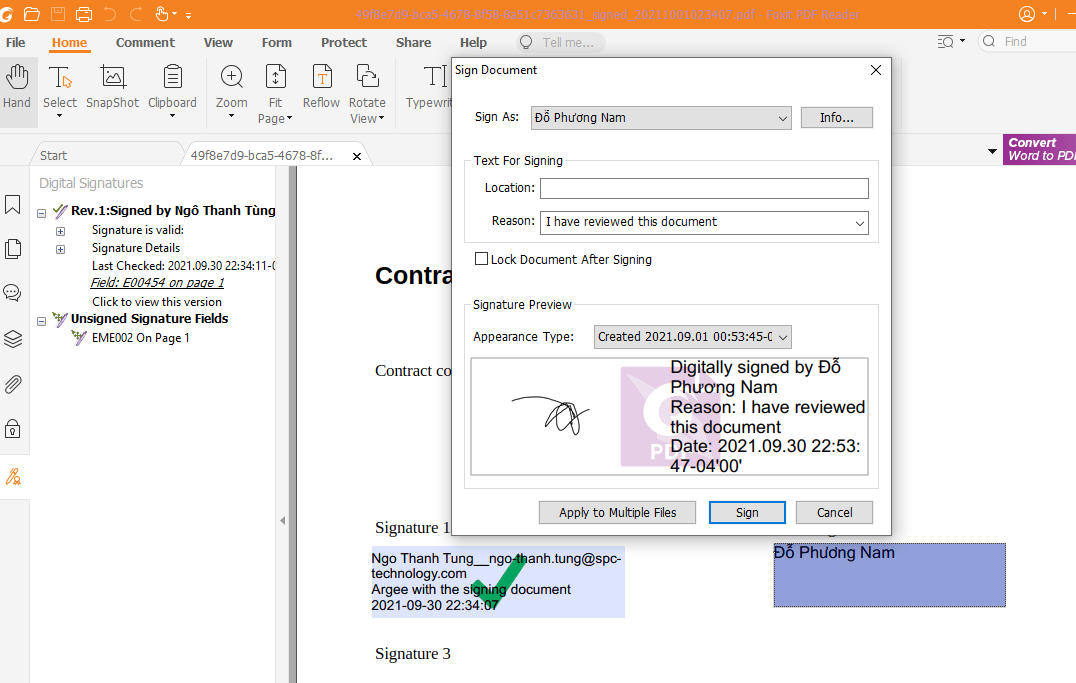 Document Signing Task. pbs.bo.dm.esign.wft