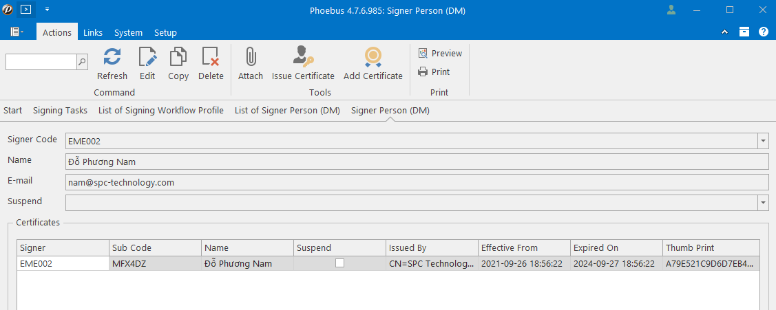 Signer Person (DM). pbs.bo.dm.signer