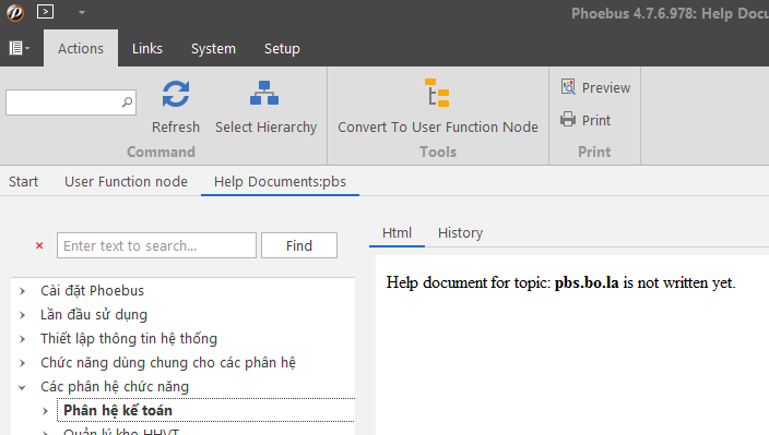 User Function node. pbs.bo.ps.ufn